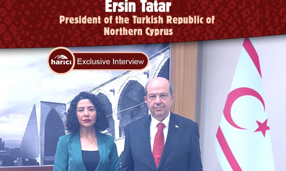 Turkish Cypriots' President Tatar addresses the new UN representative ...